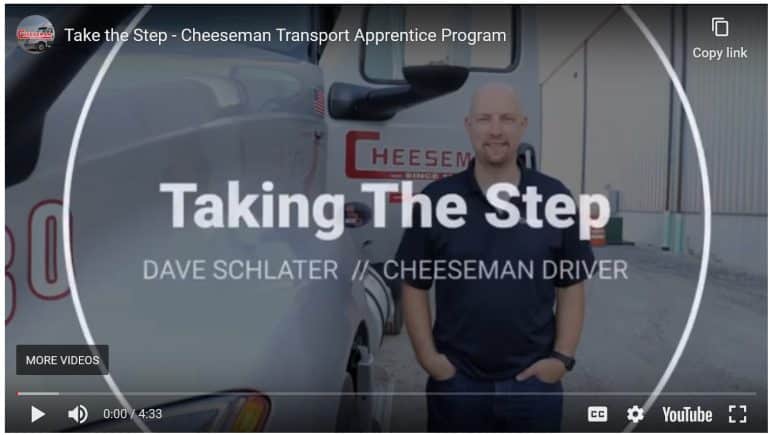 Cheeseman Transport Pay | TDS.com